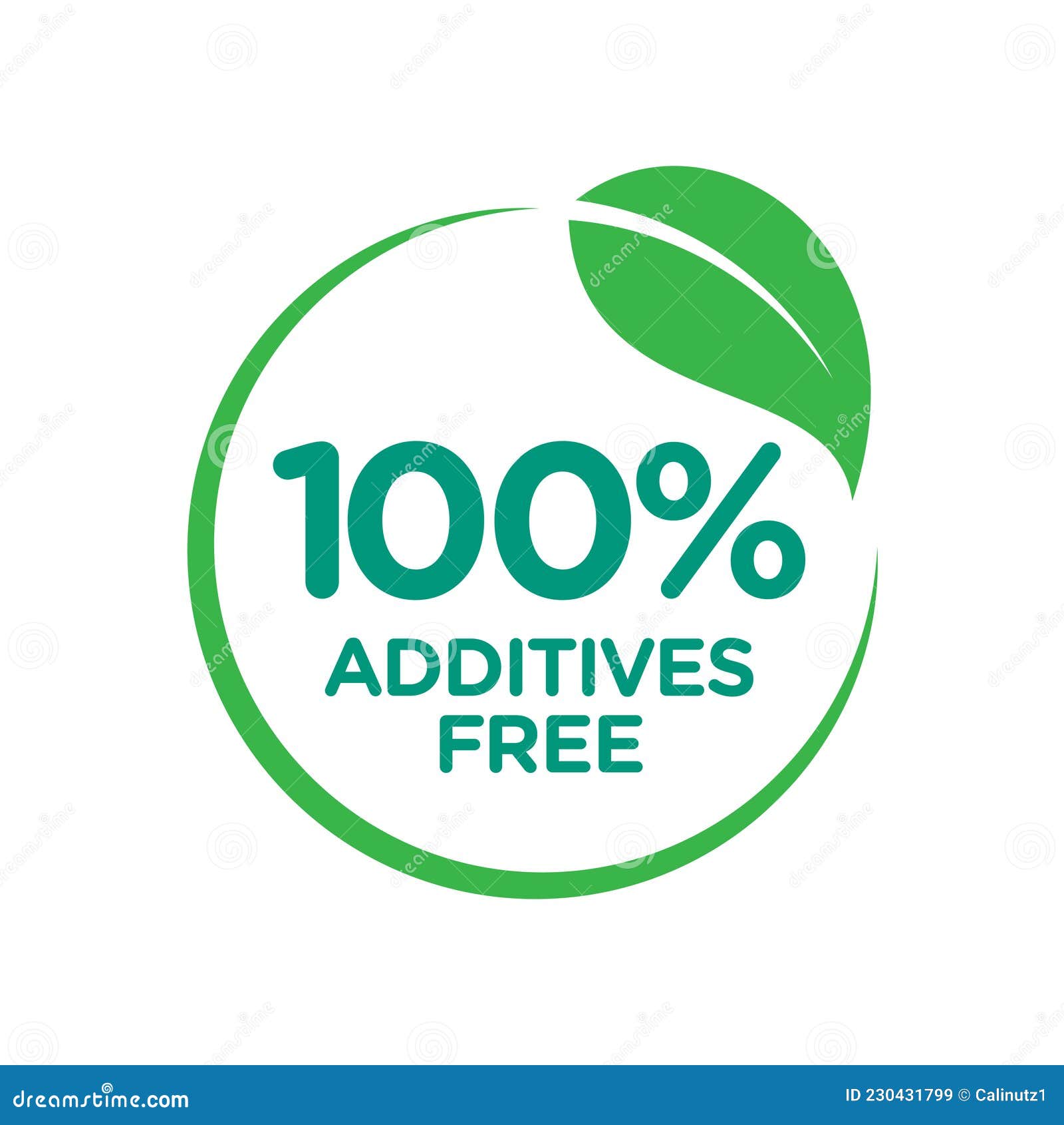 Additive Free Certified Vector Icon Badge Stamp Stock Vector ...