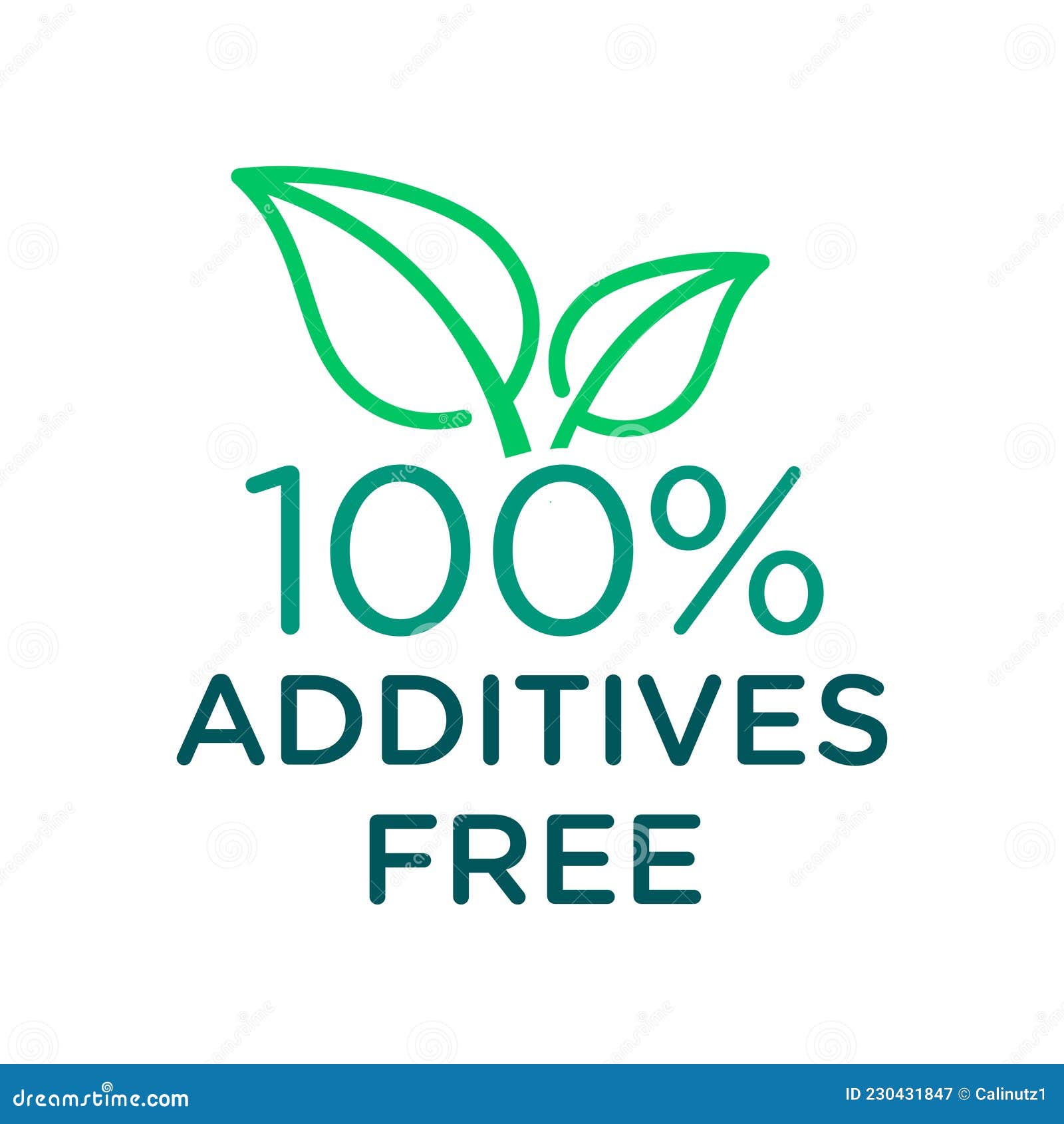Additive Free Certified Vector Icon Badge Stamp Stock Vector ...