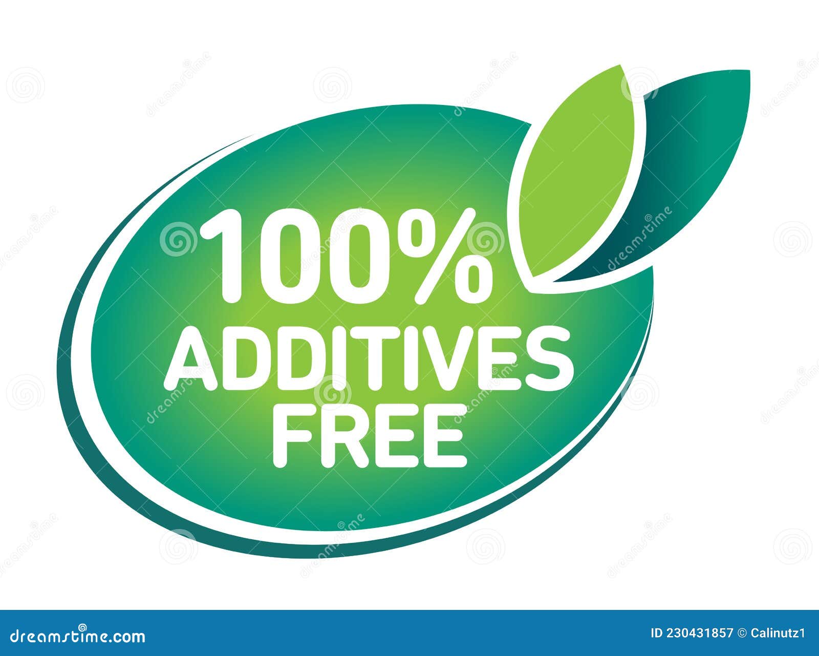 Additive Free Certified Vector Icon Badge Stamp Stock Vector ...