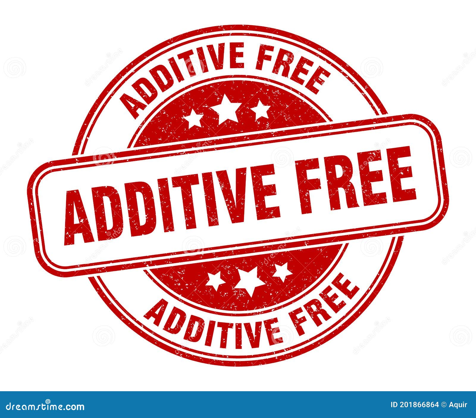 Additive Free Stamp. Additive Free Label. Round Grunge Sign Stock ...