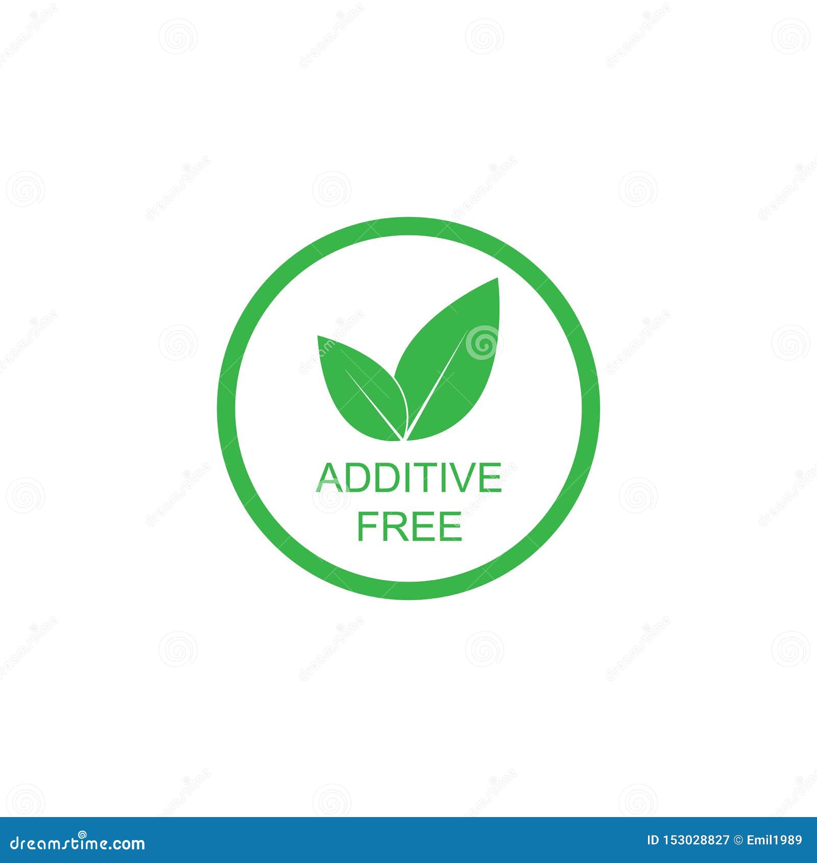 Additives Free Sign - Monochrome Stamp Cartoon Vector | CartoonDealer ...