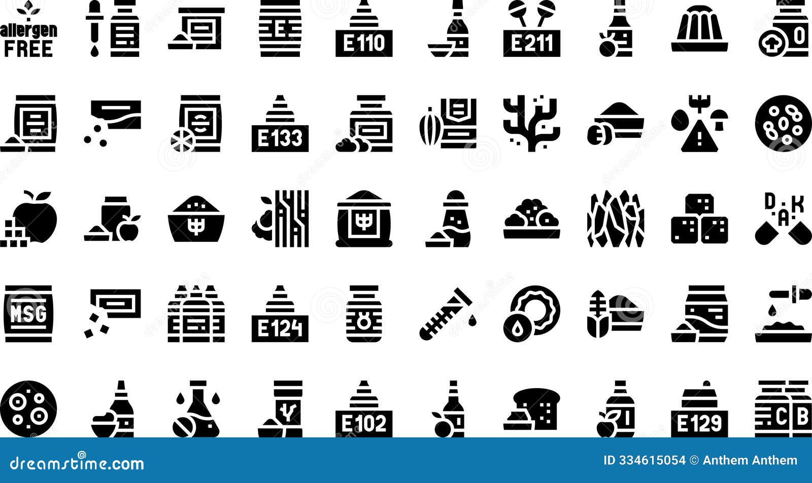 Additives Icons High-Quality Vector Icons Collection with Editable ...