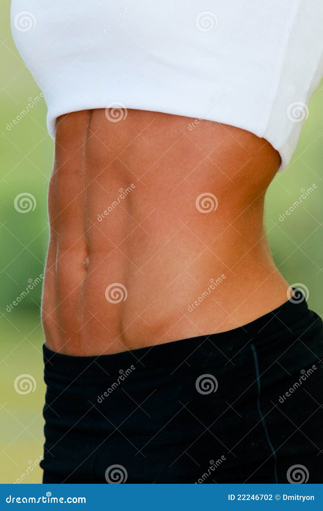 Addome della donna fotografia stock. Immagine di interno - 22246702