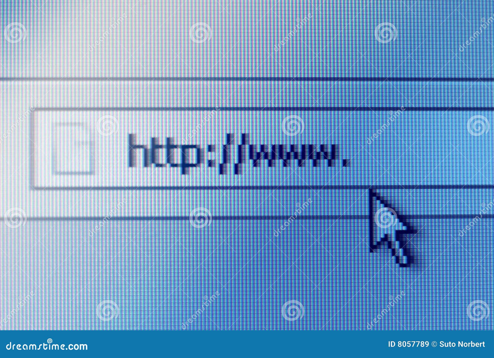 Address Bar on Computer Screen Stock Image - Image of hyperlink, search ...