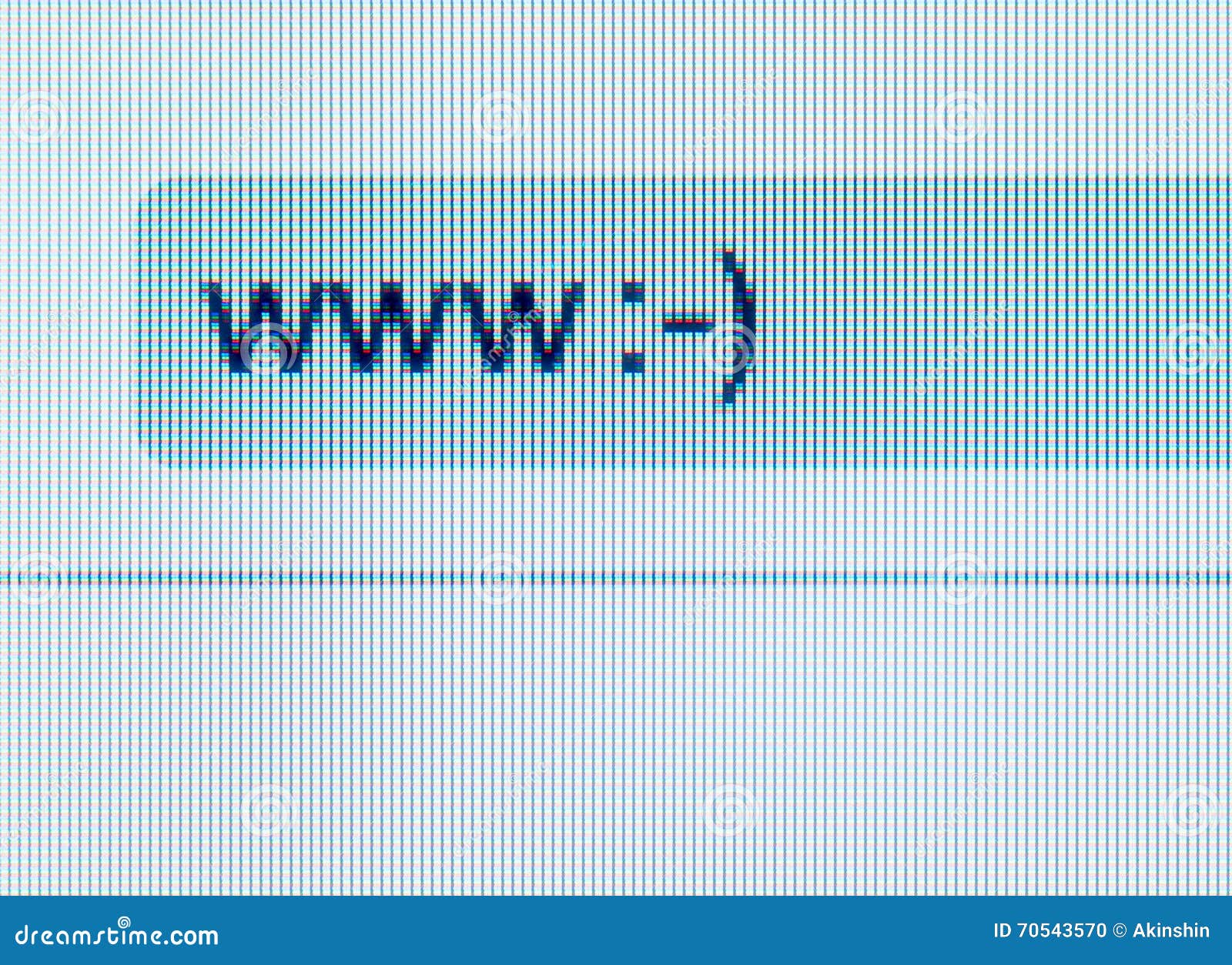 Address Bar of the Internet Browser with Smiley on Computer Scr Stock ...