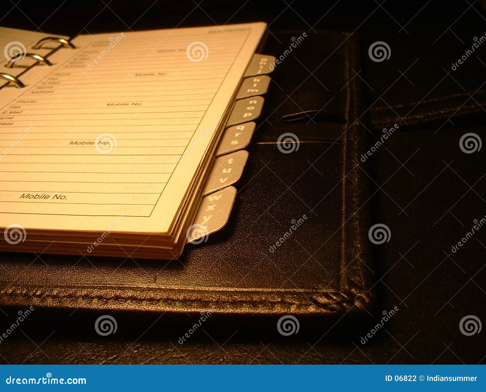 Address book stock photo. Image of address, black, close - 6822
