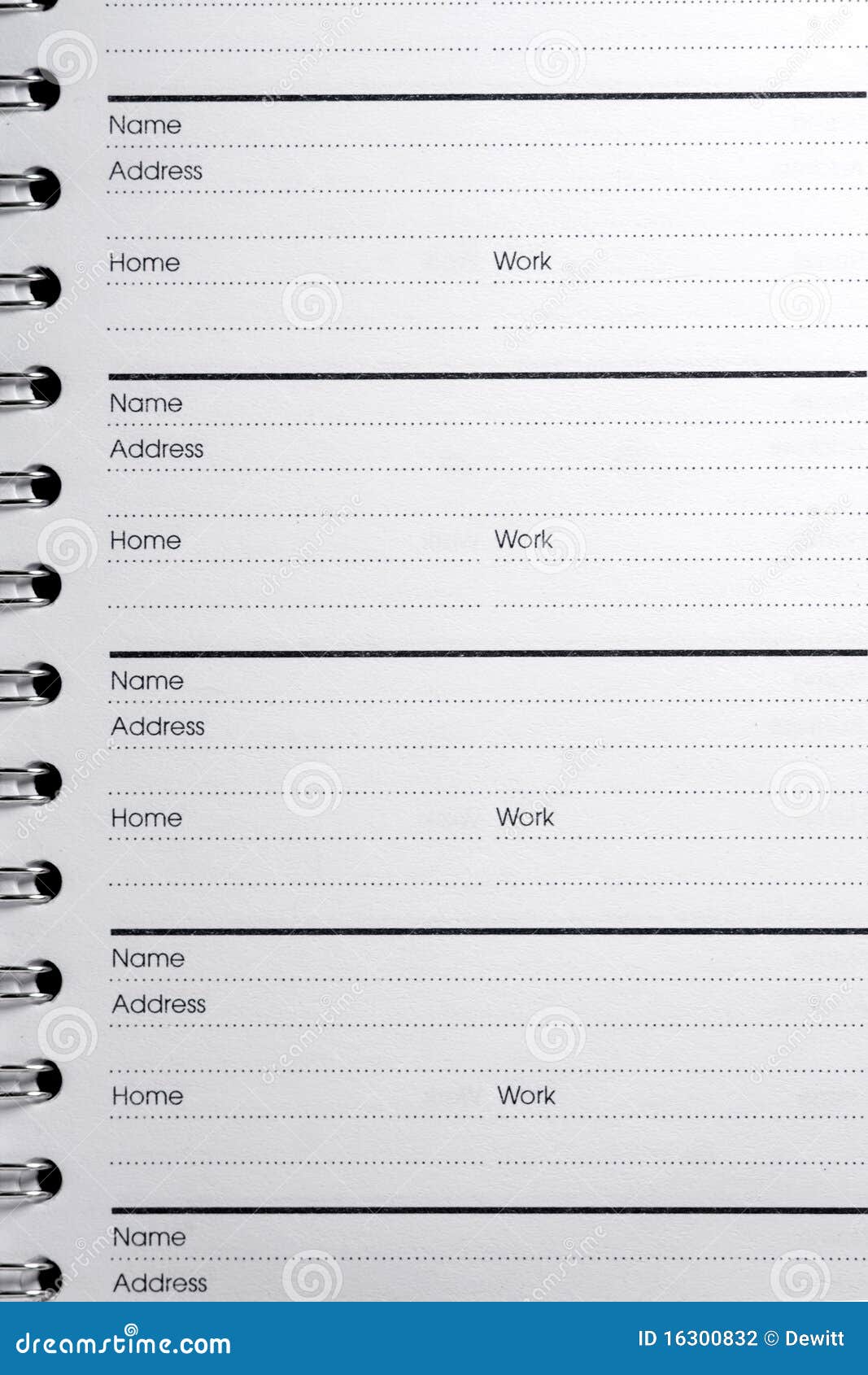 Address book stock photo. Image of black, spiral, book - 16300832