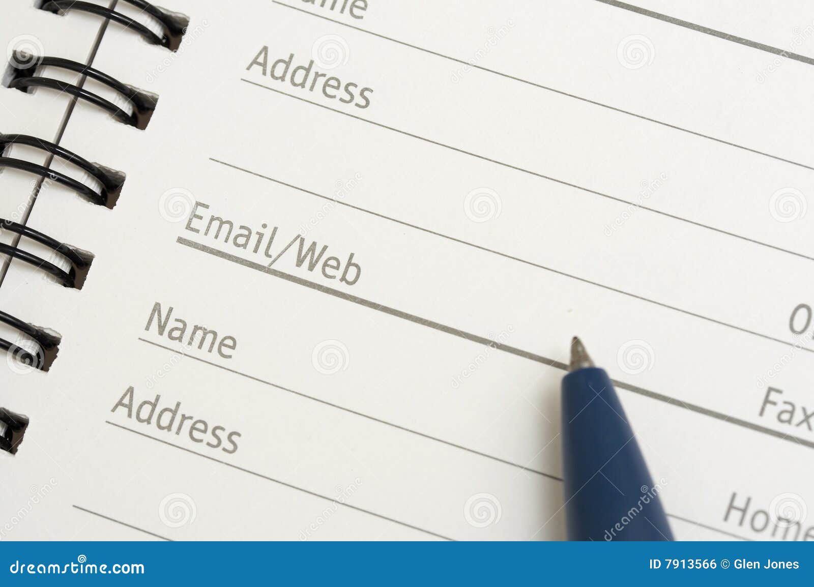 Old Address Book Alphabetical Markings Closeup Shot In Grayscale Stock ...