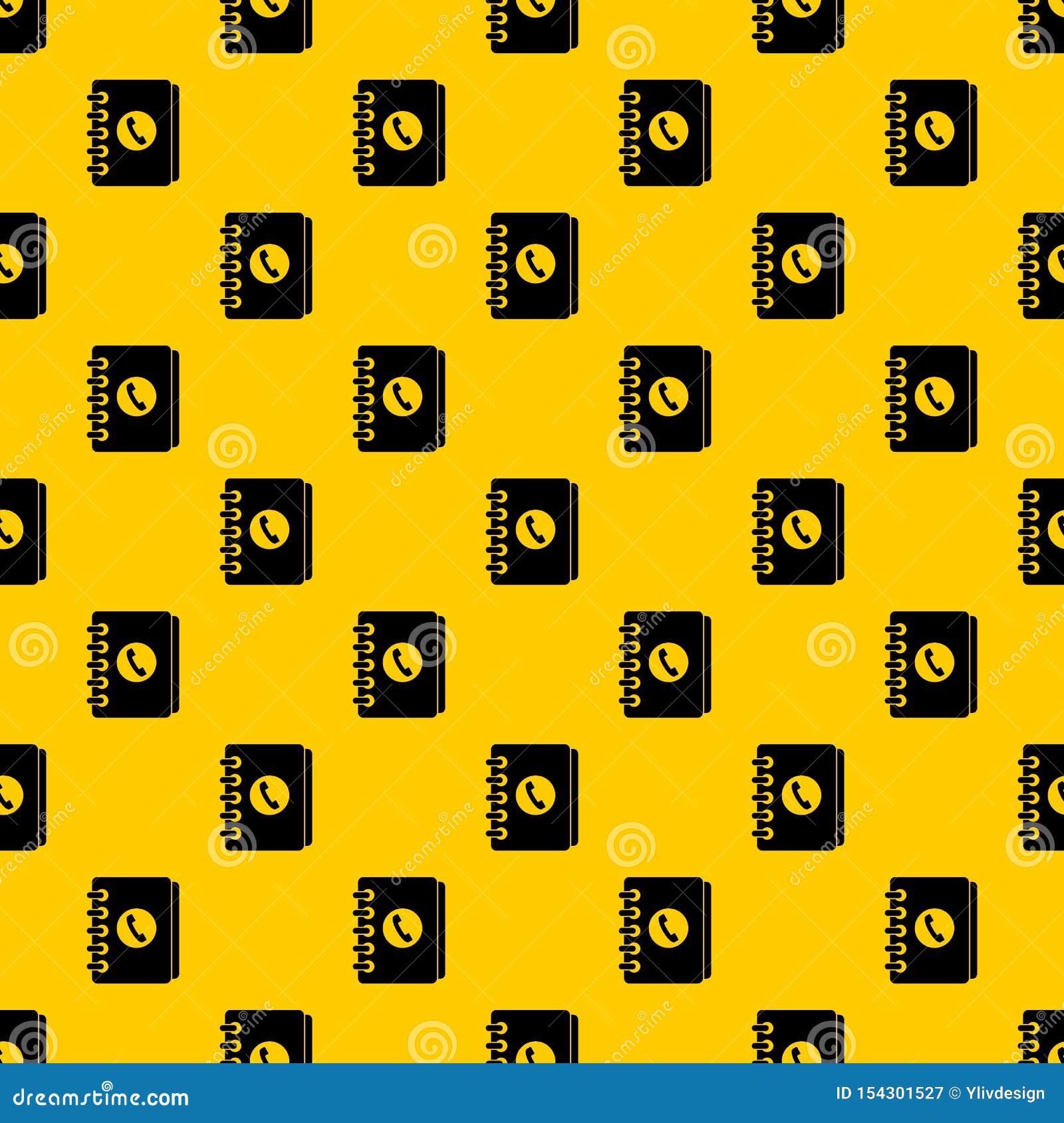 Address Book Pattern Vector Stock Vector - Illustration of address ...