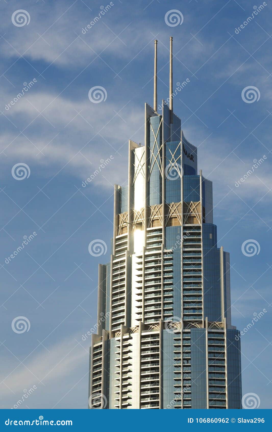 The Address Boulevard Hotel Editorial Photography - Image of dawn ...