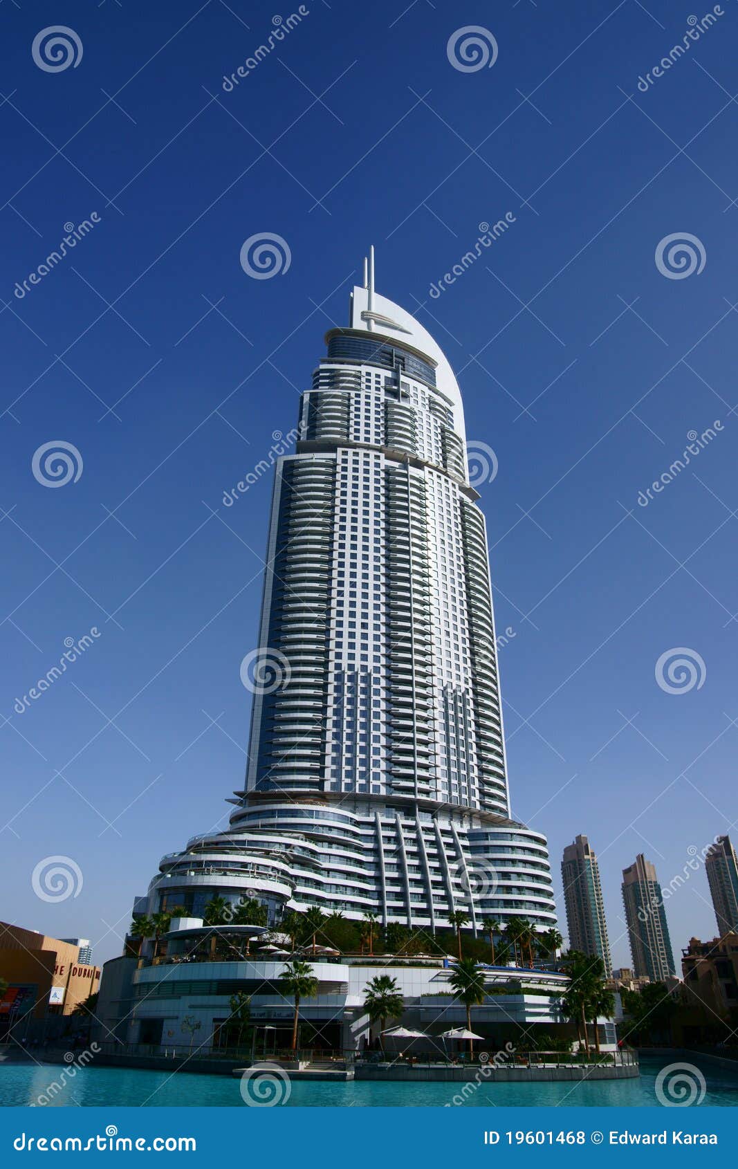 The Address Downtown Dubai Hotel Editorial Stock Photo - Image of east ...