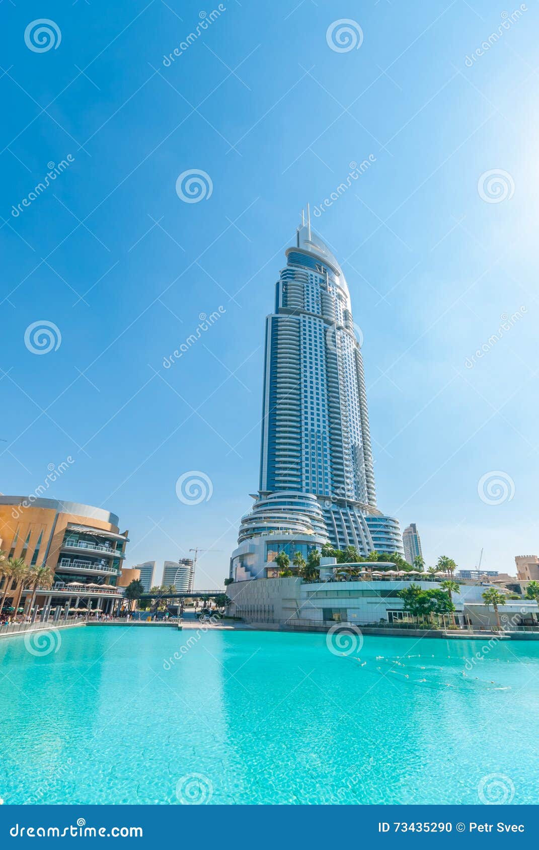 The Address Downtown Dubai editorial image. Image of hotel - 73435290