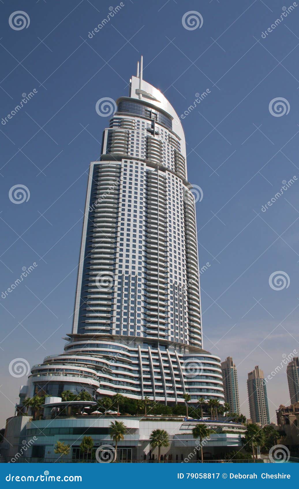 The Address Dubai stock image. Image of tall, address - 79058817