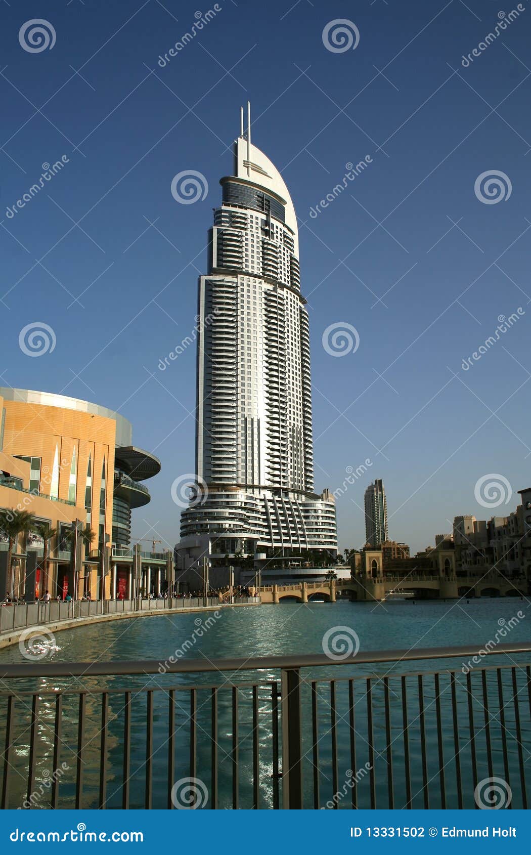 The Address Hotel, Dubai stock photo. Image of east, mall - 13331502