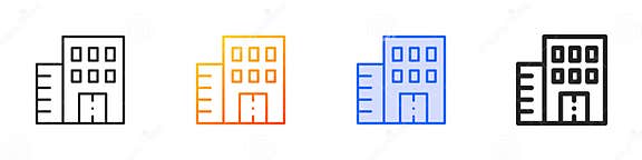 Address Icon.Thin Linear, Gradient, Blue Stroke and Bold Style Design ...