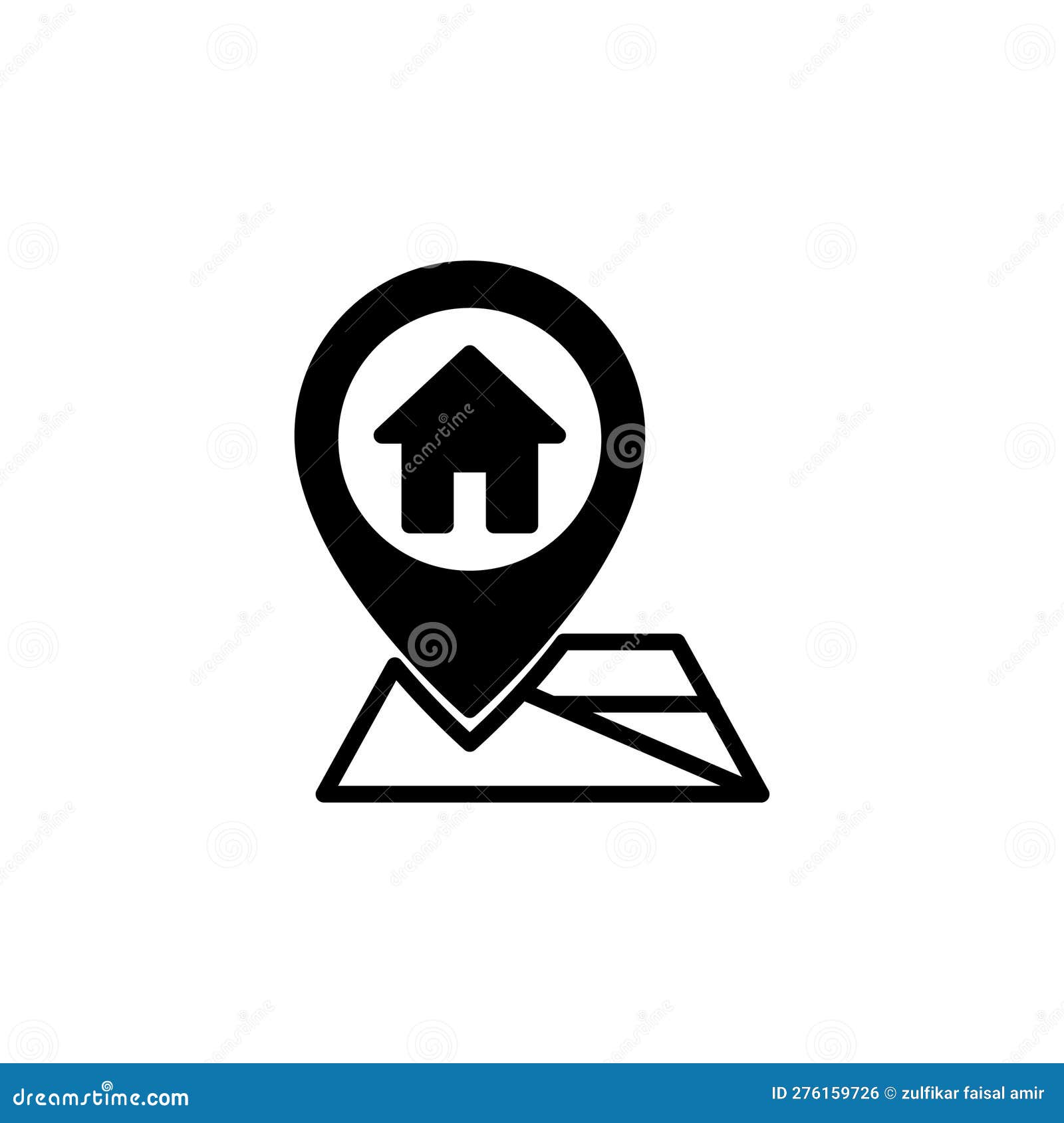 Address Icon . Location Icon. Address Symbol. Pin Stock Vector ...