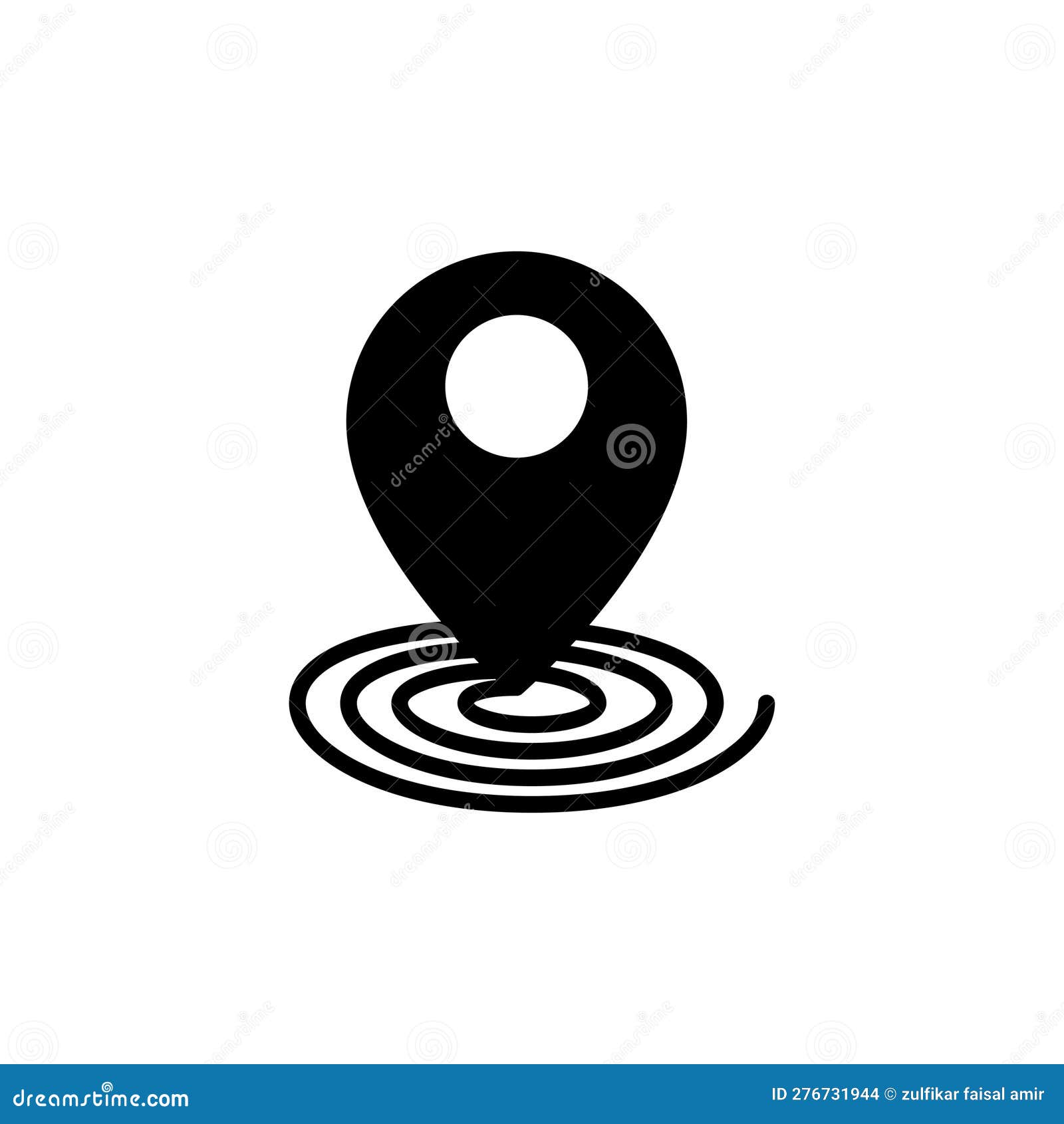 Address Icon . Location Icon. Address Symbol. Pin Stock Vector ...