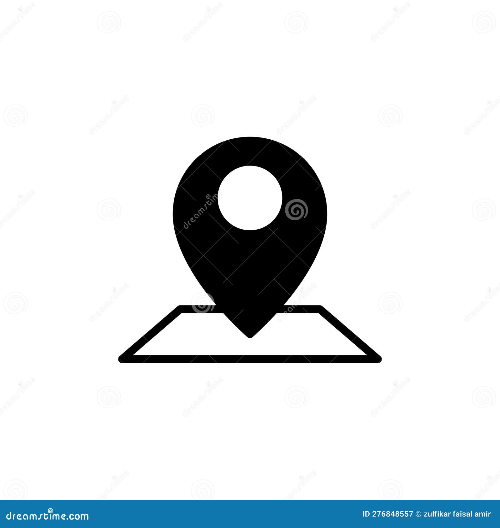 Address Icon . Location Icon. Address Symbol. Pin Stock Illustration ...