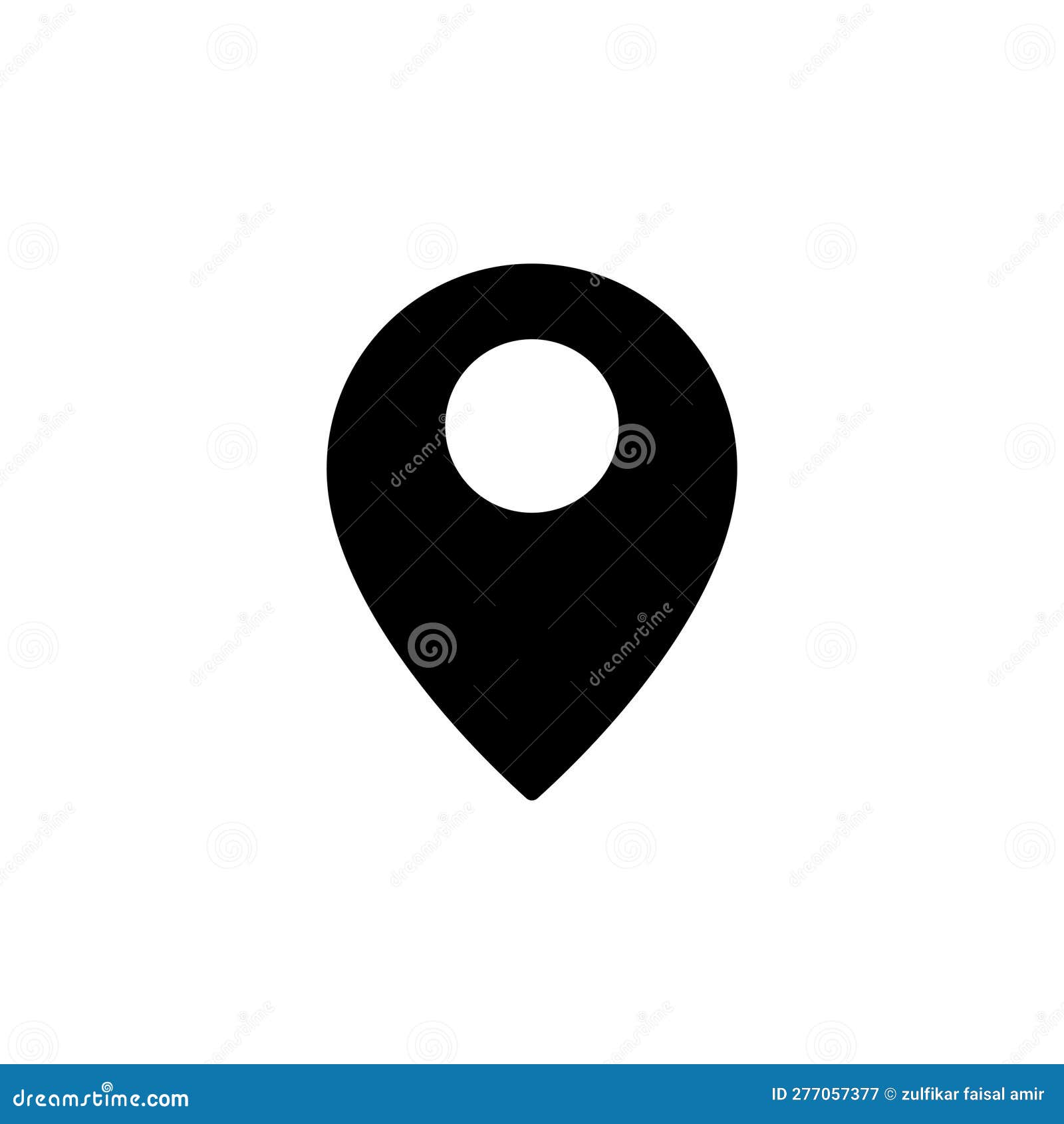 Address Icon . Location Icon. Address Symbol. Pin Stock Vector ...
