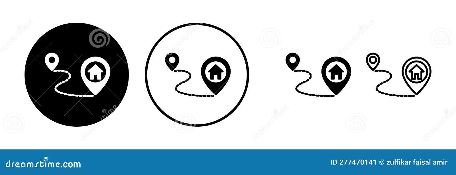 Address Icon . Location Icon. Address Symbol. Pin Stock Vector ...