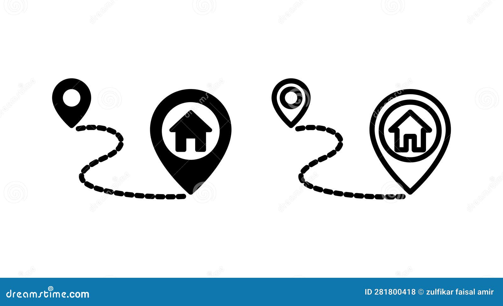 Address Icon . Location Icon. Address Symbol. Pin Stock Vector ...