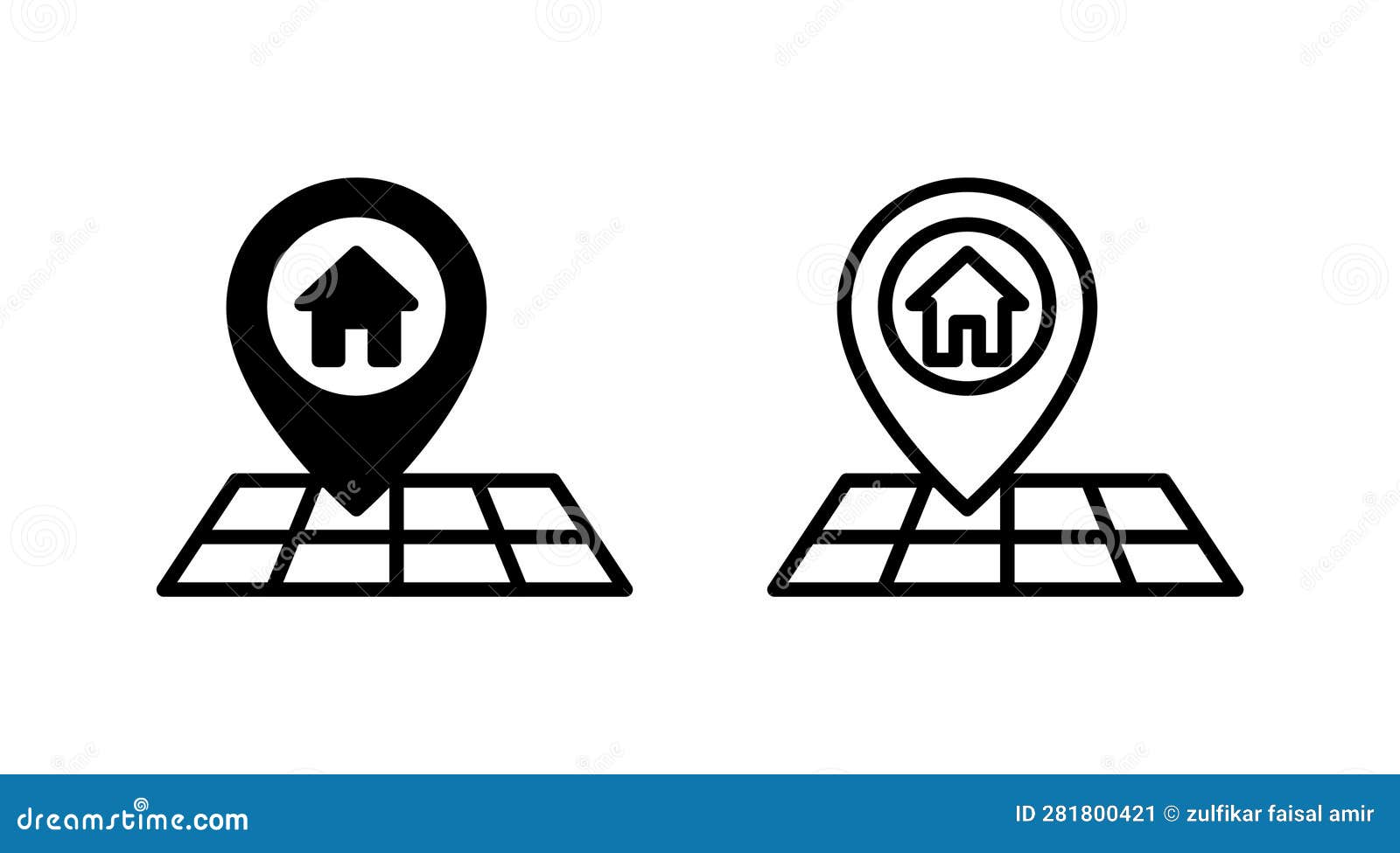 Address Icon . Location Icon. Address Symbol. Pin Stock Vector ...