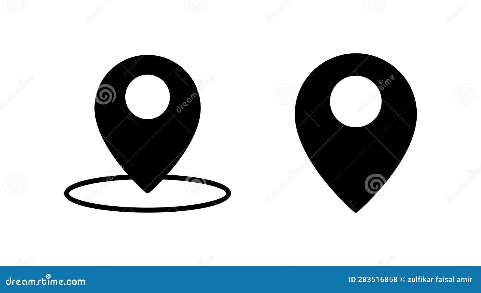 Address Icon . Location Icon. Address Symbol. Pin Stock Vector ...
