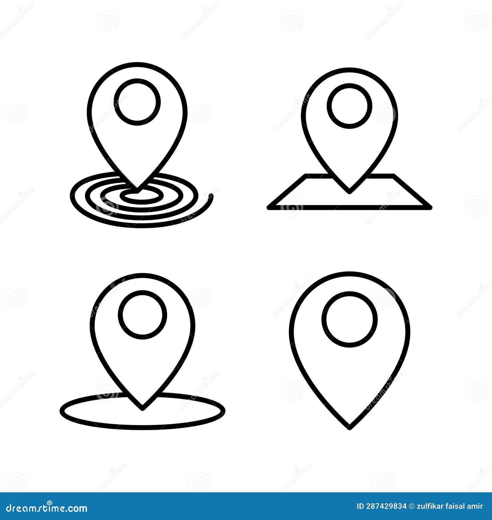 Address Icon . Location Icon. Address Symbol. Pin Stock Illustration ...