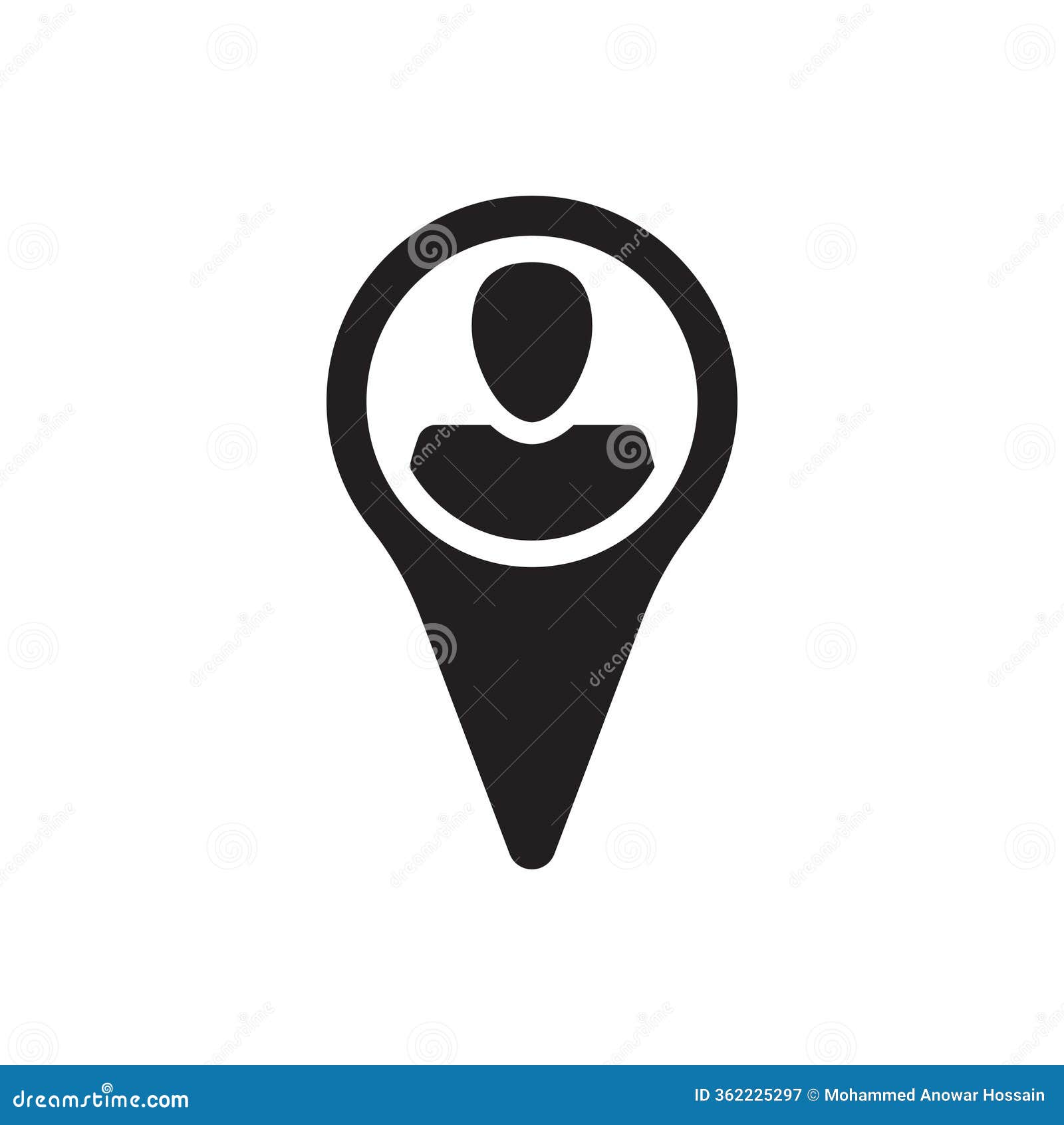 Address Location Icon stock illustration. Illustration of icon - 362225297