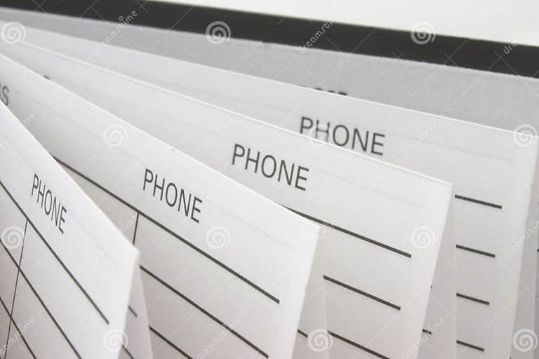 Address & Phone Book stock photo. Image of contact - 445122