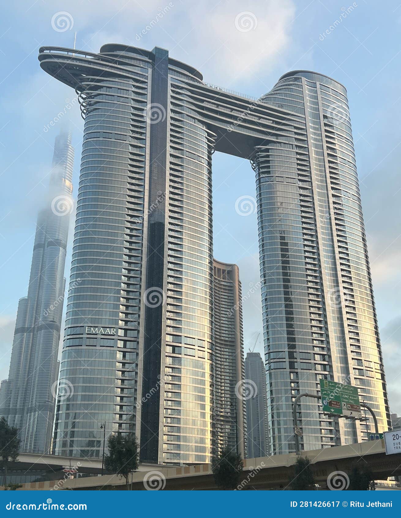 Address SkyView Towers in Dubai, UAE Editorial Photography - Image of ...