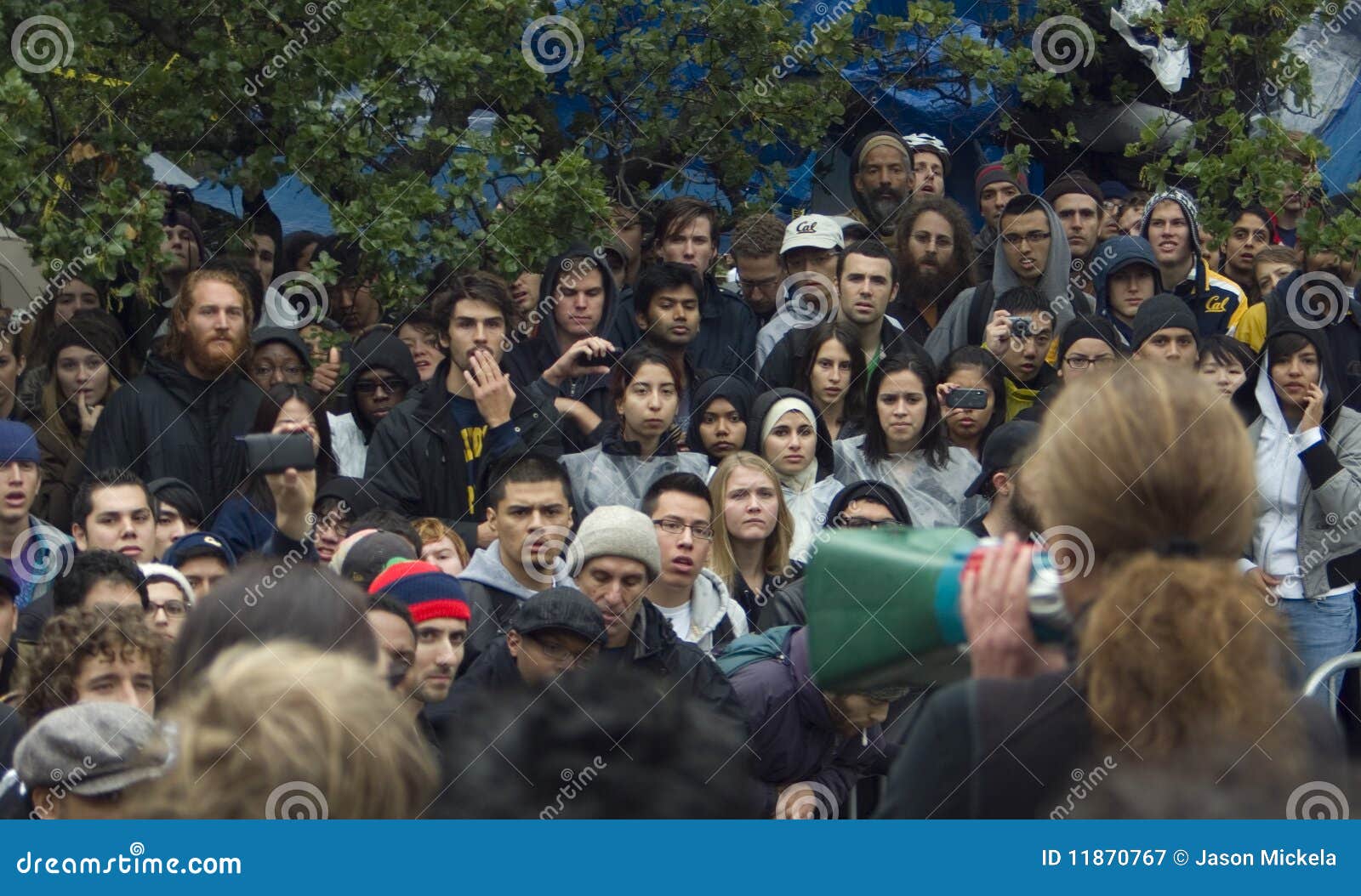 Addressing the Crowd editorial photography. Image of university - 11870767