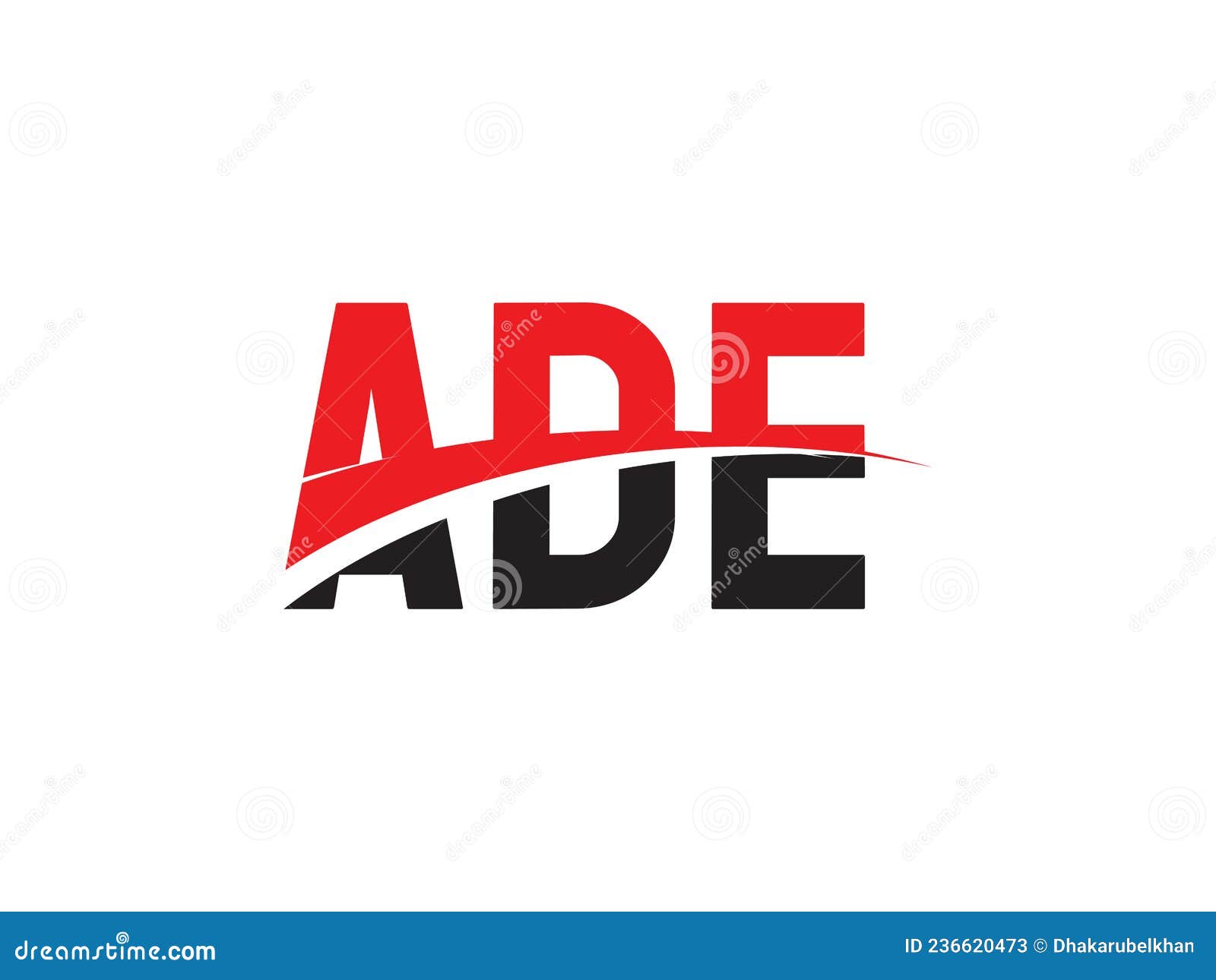 ADE Letter Initial Logo Design Vector Illustration Stock Vector ...