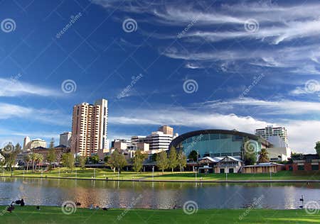 Adelaide stock photo. Image of outdoor, centre, grass, clouds - 429882