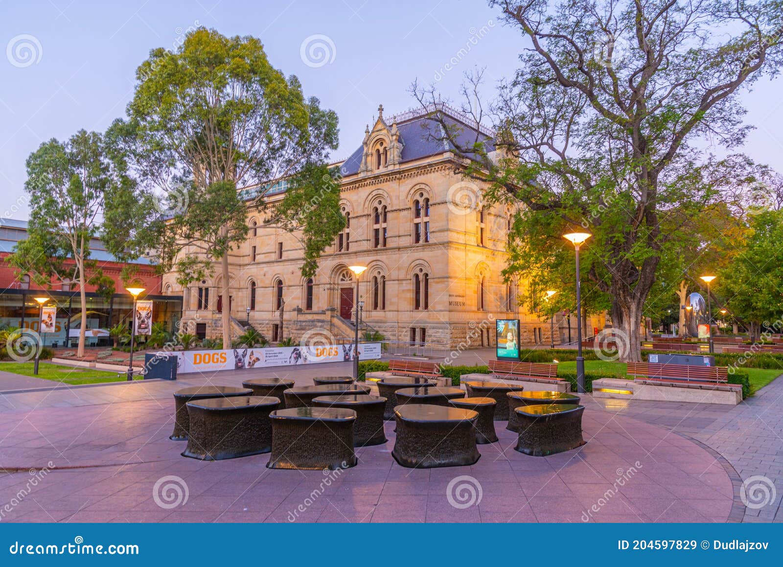 ADELAIDE, AUSTRALIA, JANUARY 6, 2020: Museum of South Australia in ...