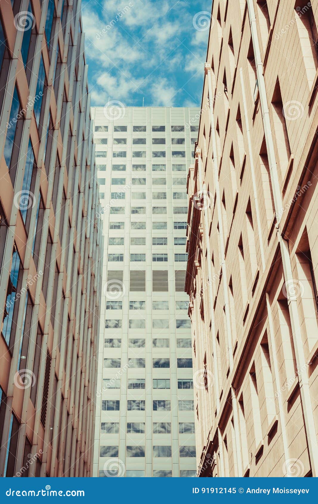 Adelaide City Office Buildings Stock Image - Image of looking, landmark ...