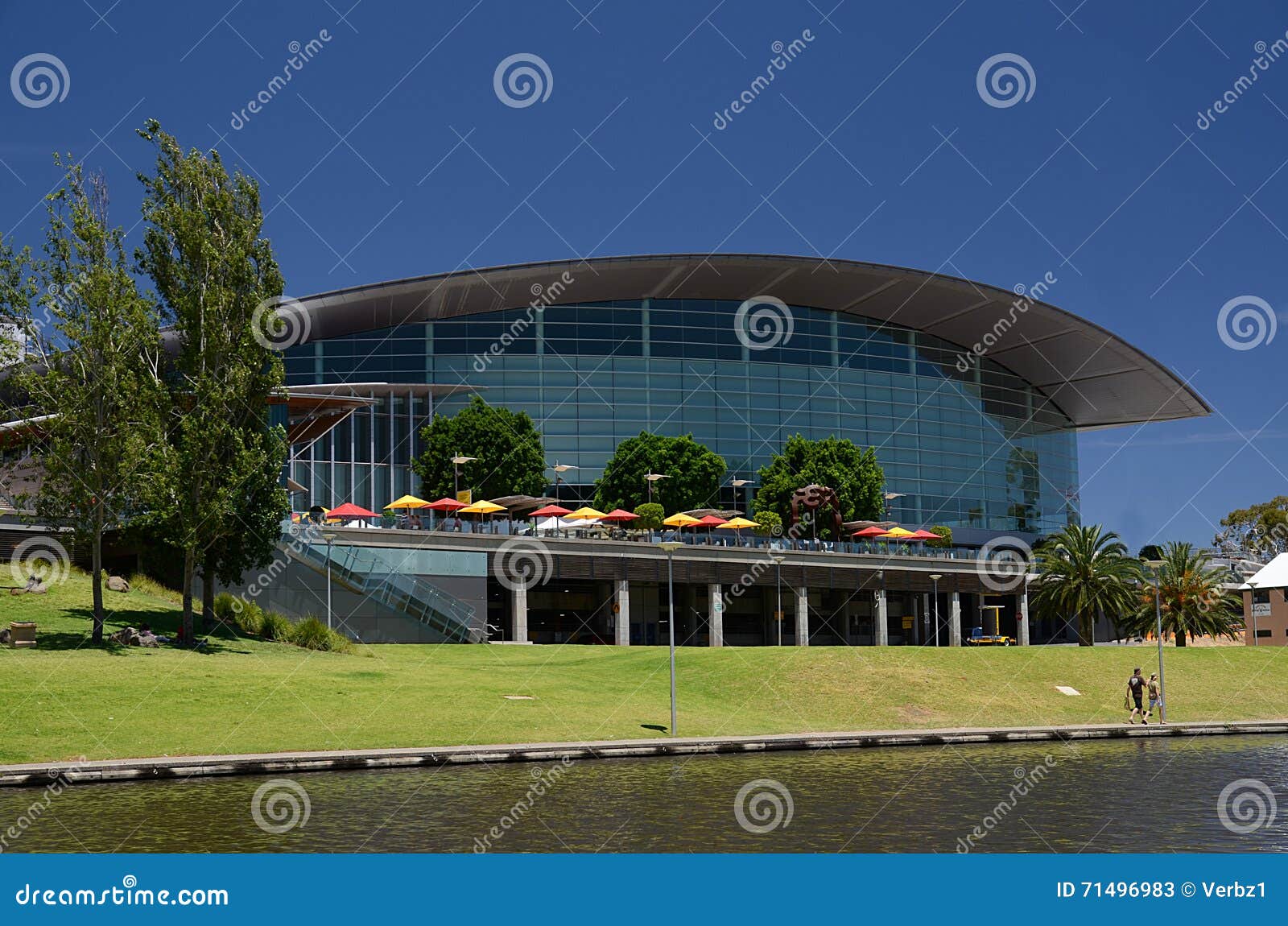 Adelaide Convention Centre stock image. Image of tree - 71496983