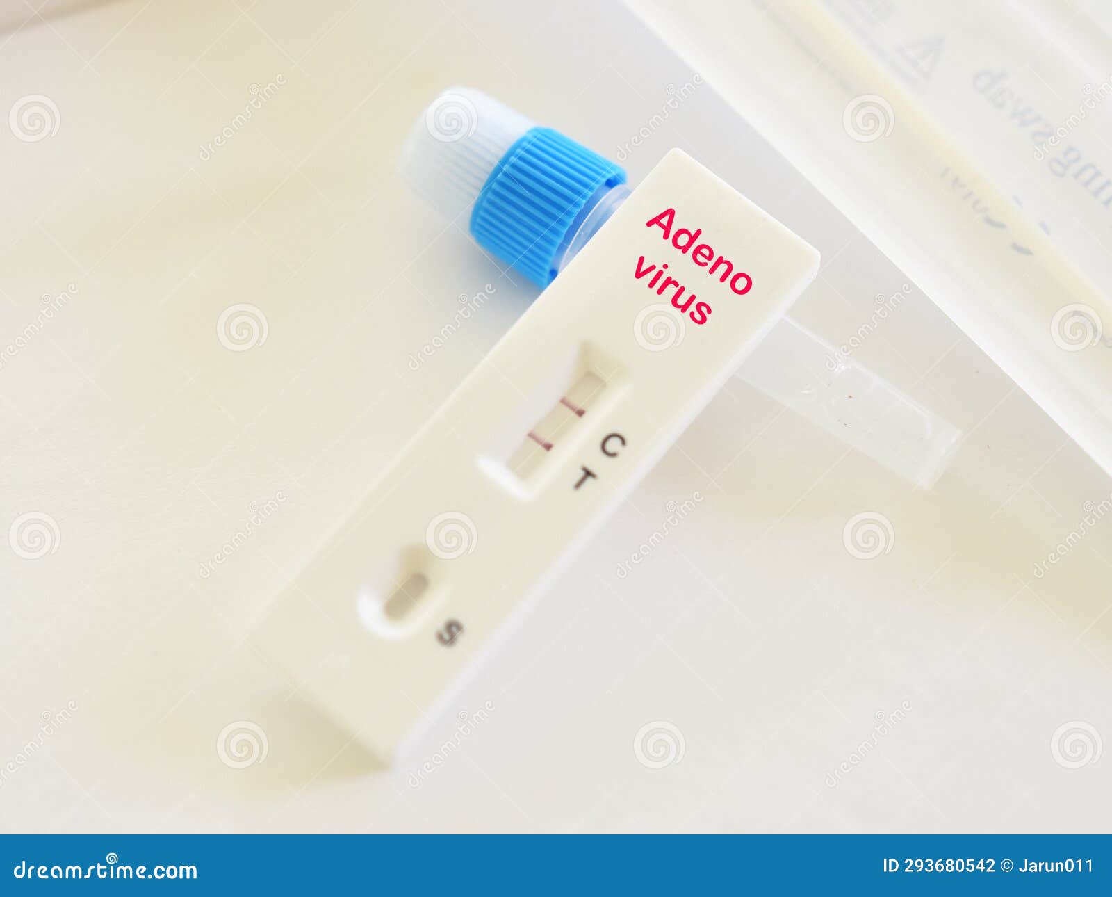 Adenovirus Positive Test Result Stock Photo - Image of positive, swab ...