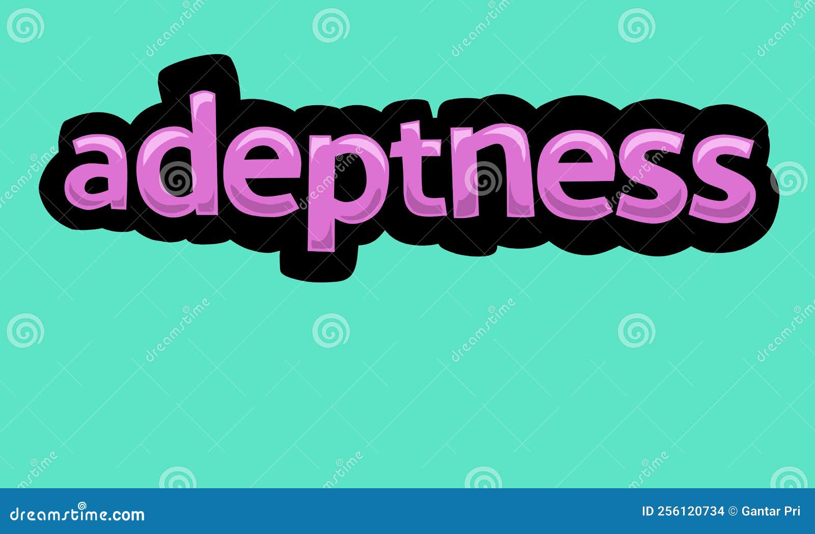ADEPT Writing Vector Design On A Blue Background | CartoonDealer.com ...