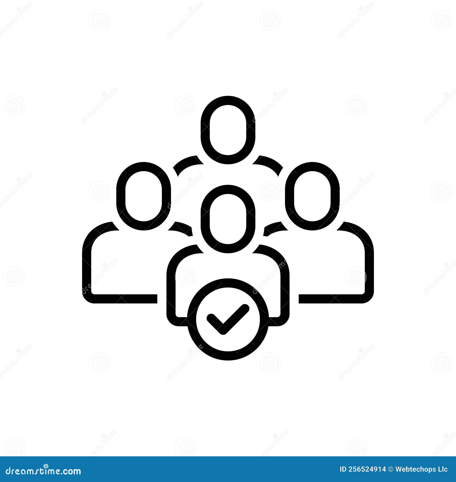 Black Line Icon for Adequate, Sufficient and Enough Stock Vector ...