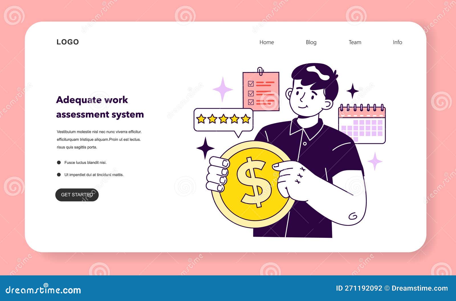 Adequate Work Assessment System. Advantage of Key Performance Stock ...