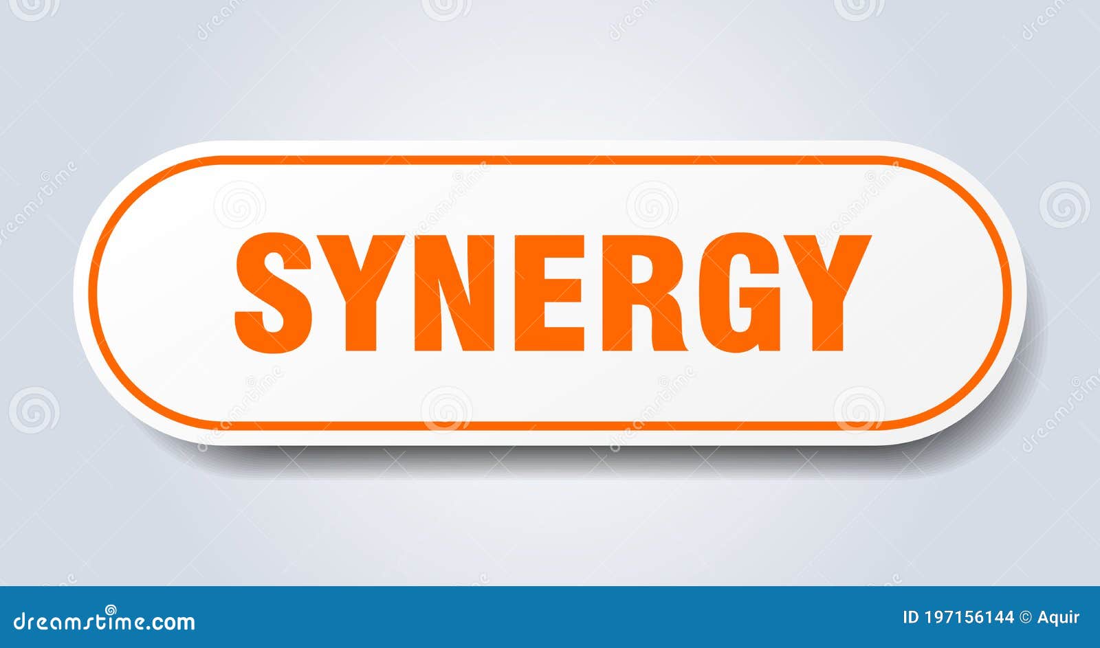 Adesivo de sinergia. ilustração do vetor. Ilustração de rede - 197156144
