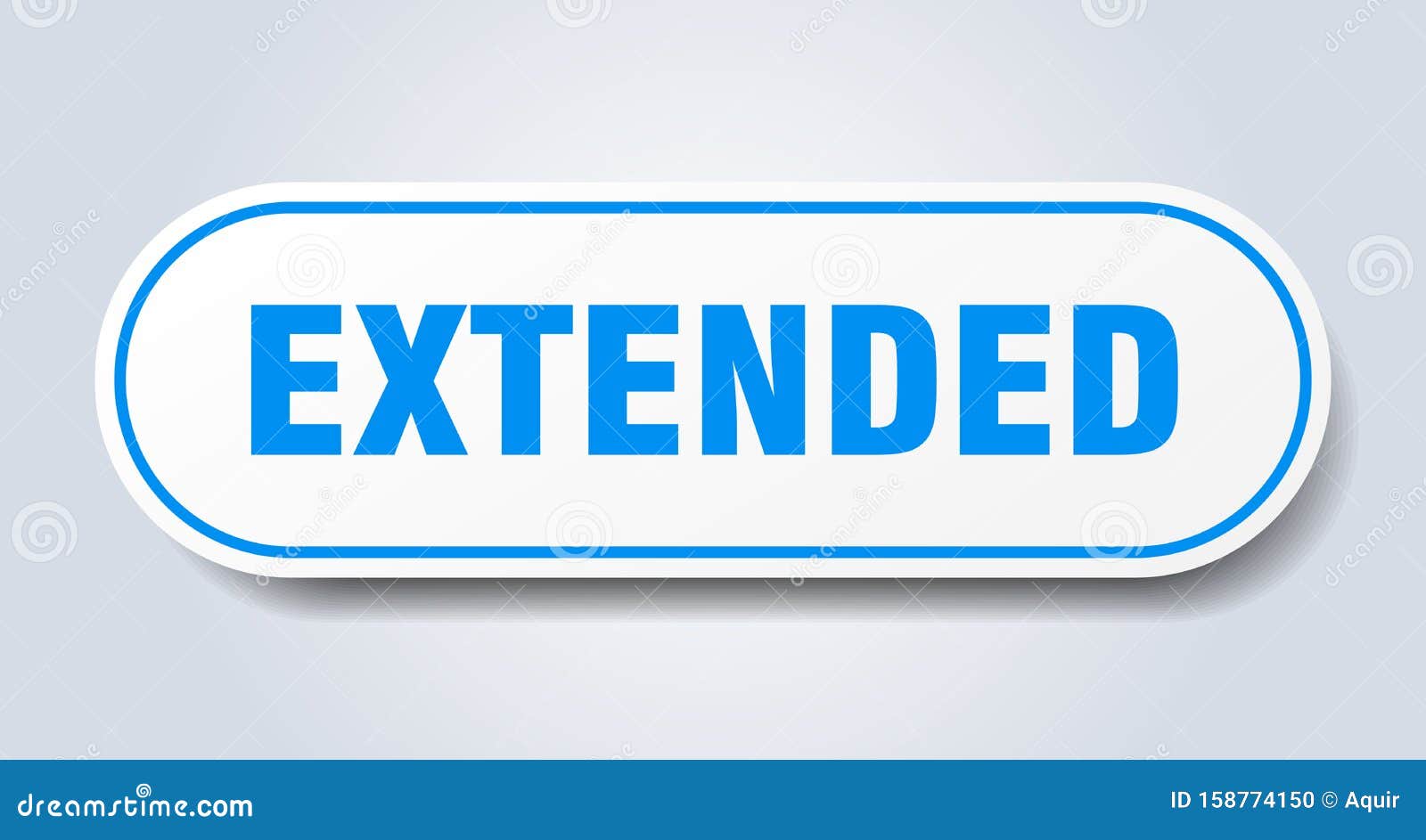 Adesivo estendido ilustração do vetor. Ilustração de rede - 158774150