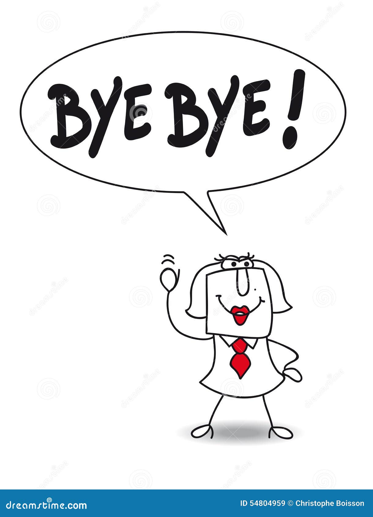 Adeus ilustração do vetor. Ilustração de consolar, bolha - 54804959