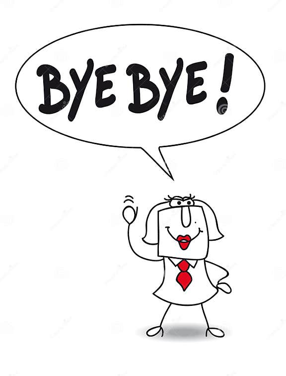 Adeus ilustração do vetor. Ilustração de consolar, bolha - 54804959
