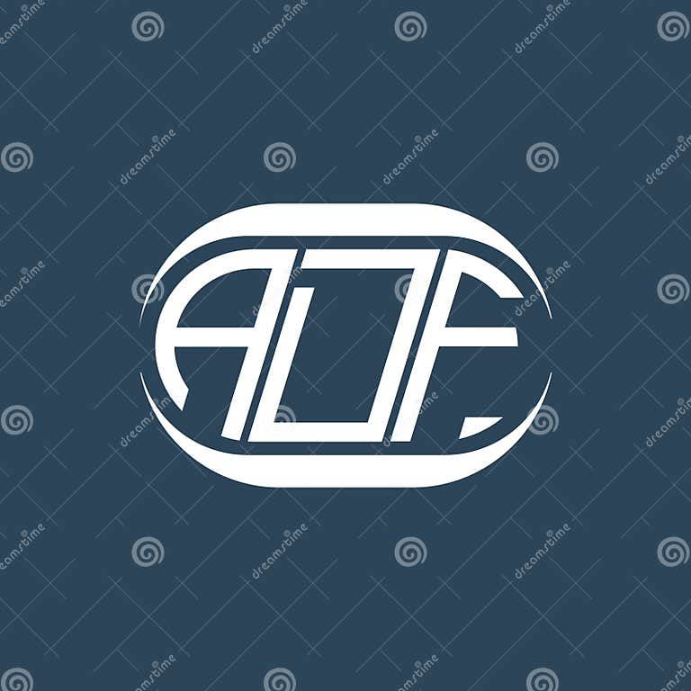 ADF Abstract Monogram Logo Design. ADF Monogram Unique Modern Flat ...