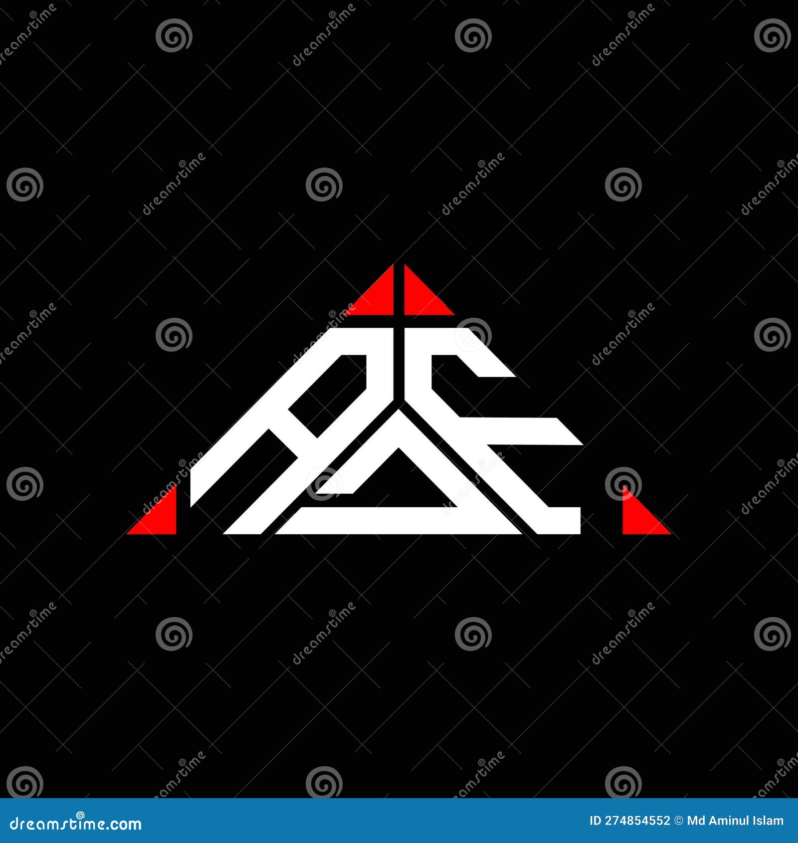 ADF Letter Logo Creative Design with Vector Graphic, ADF Stock Vector ...