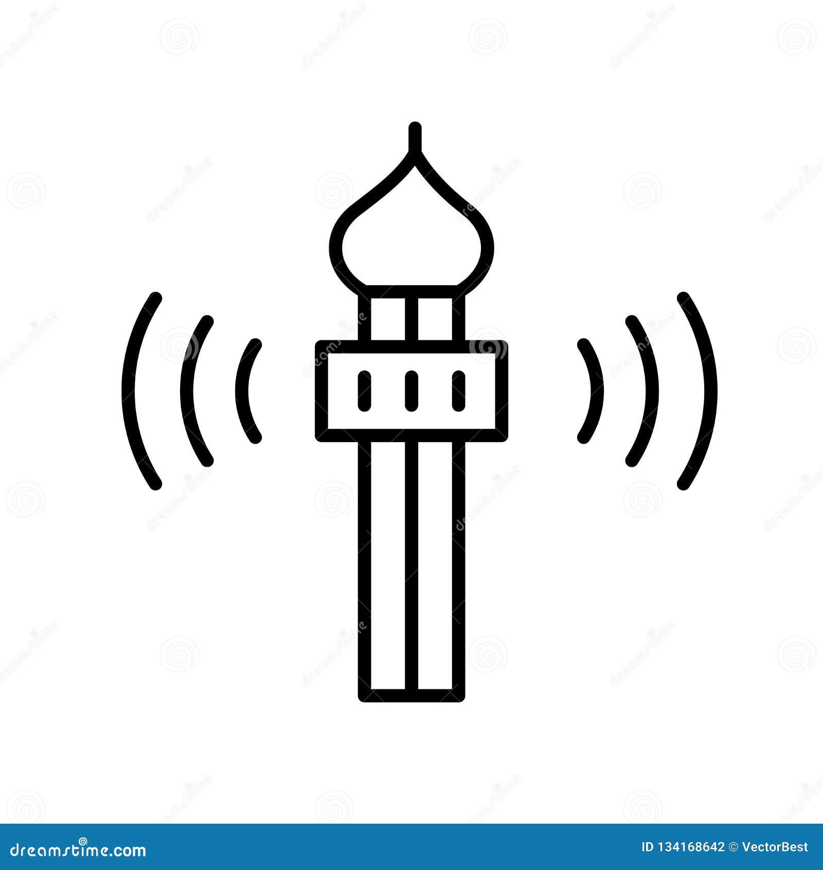 Adhan Call Icon Vector Isolated On White Background, Adhan Call Sign ...