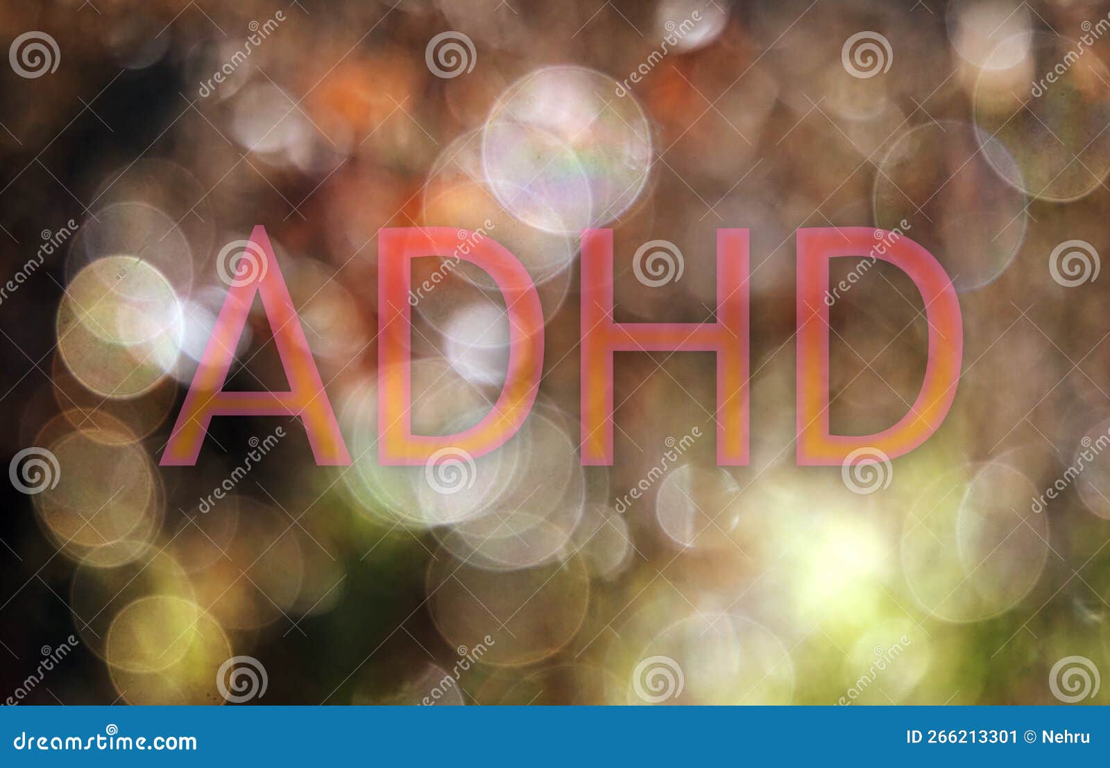 ADHD. Abbreviation ADHD On Crumpled Paper Ball Royalty-Free Stock Photo ...