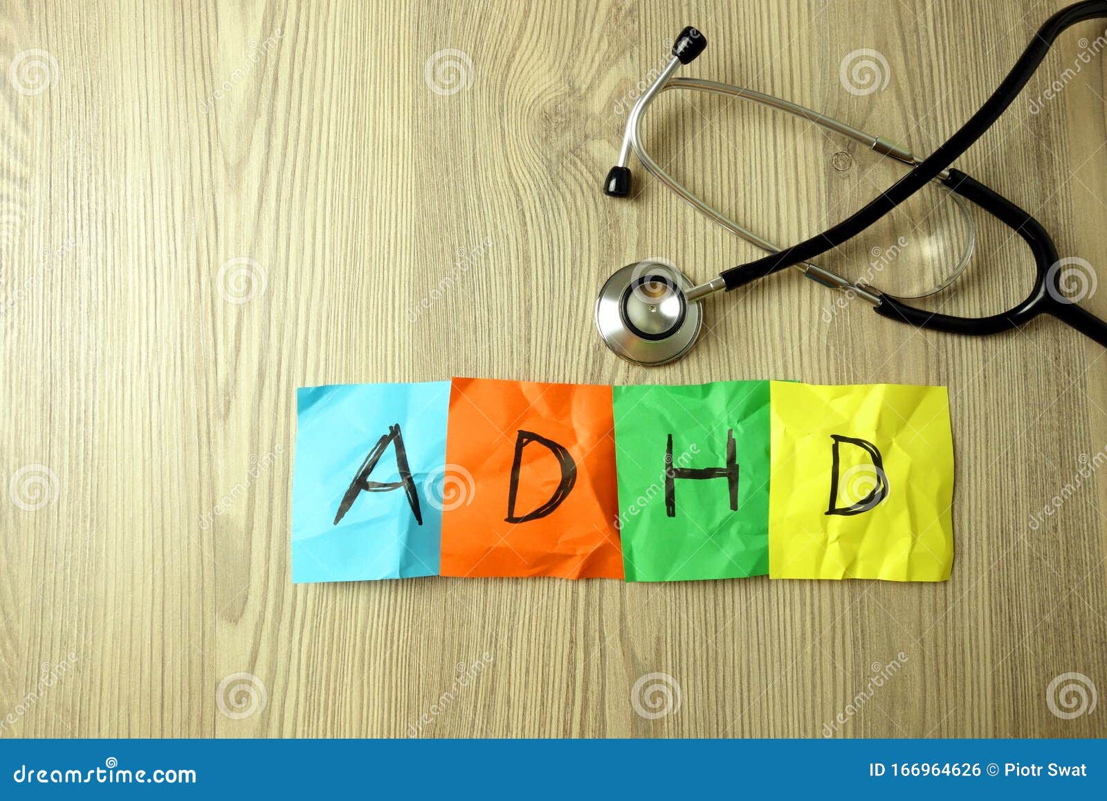 ADHD Attention Deficit Hyperactivity Disorder Abbreviation Handwritten ...